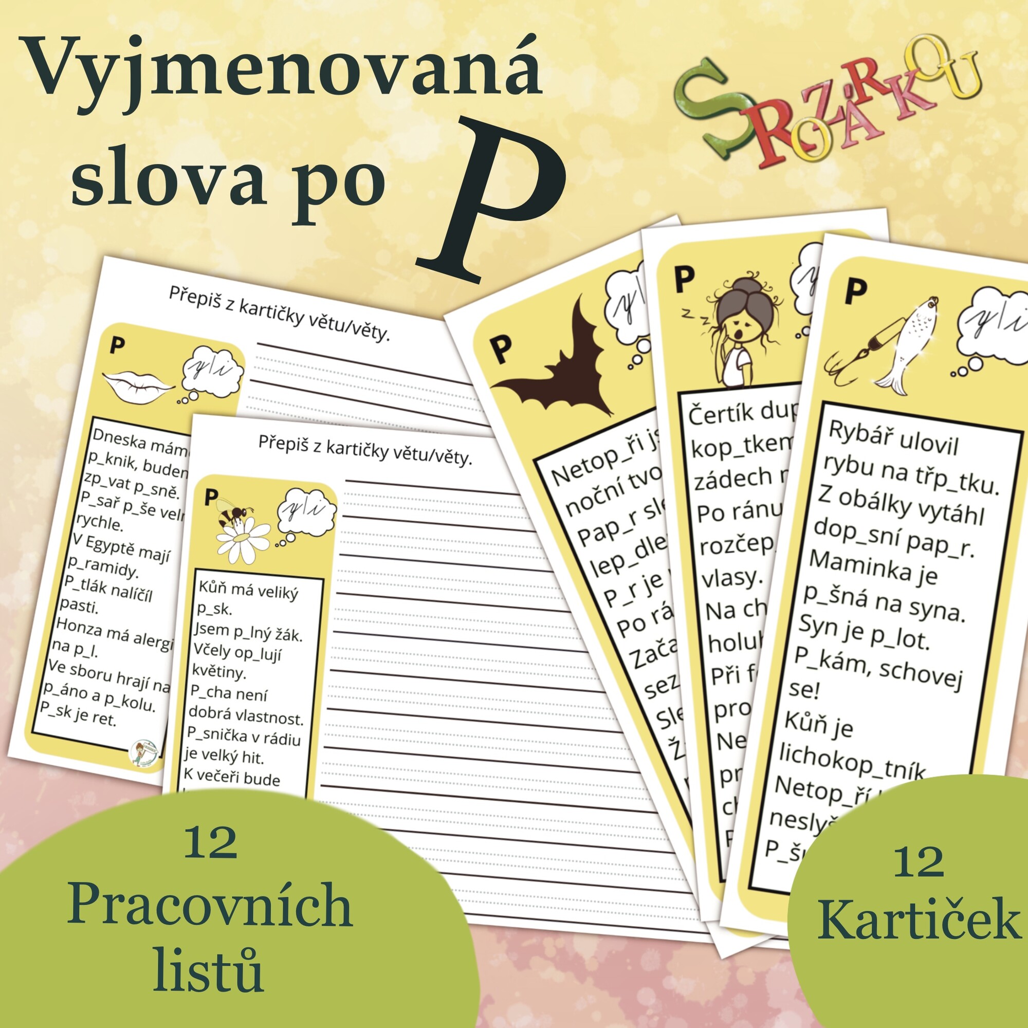 Vyjmenovaná slova po P - Český jazyk | UčiteléUčitelům.cz